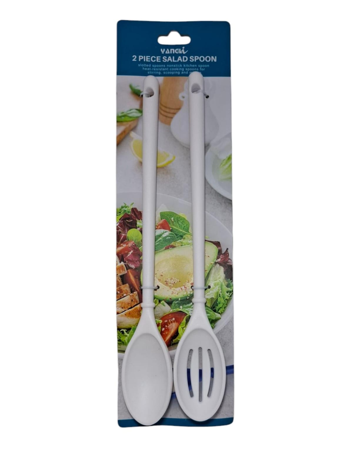 Cucharas x 2 u 30 cm en blister- 01878 – Imágenes Mayorista